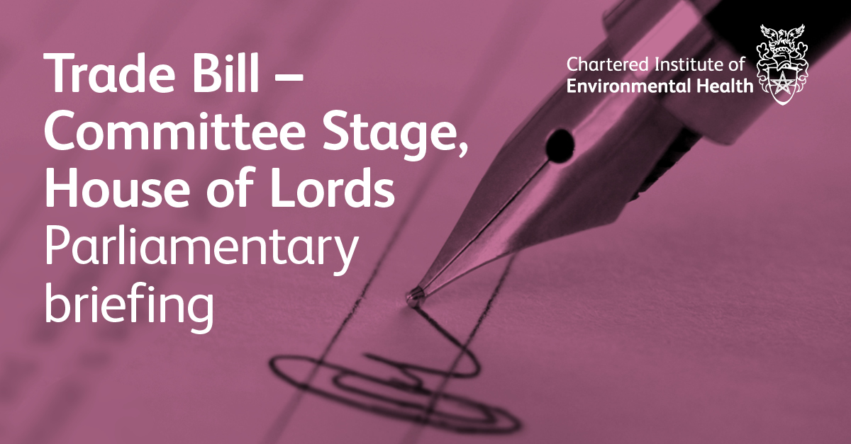 CIEH calls on Government to protect food and environmental standards in ...